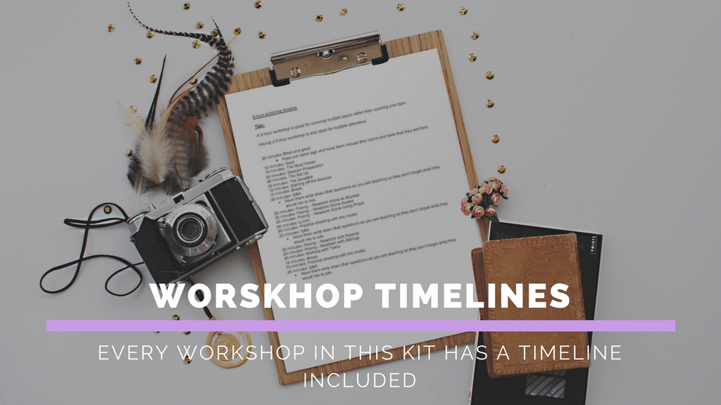 NEWBORN Photography Workshop Kit: Lesson Plans, Contracts, Marketing ...