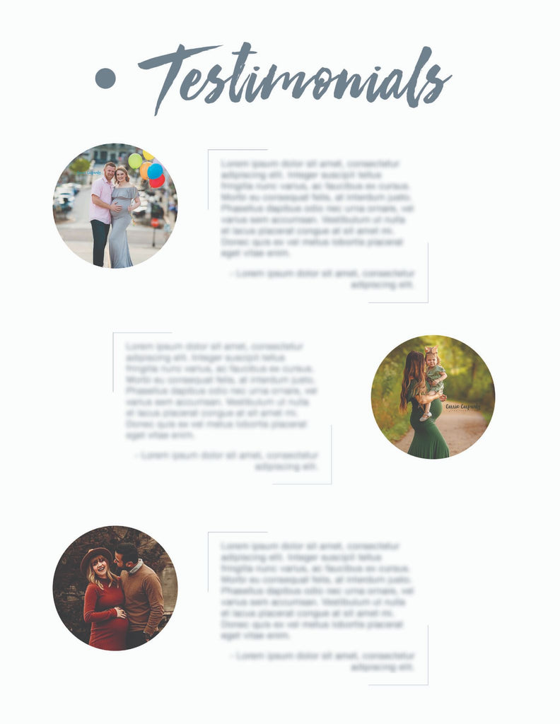 *NEW* Maternity Photography Welcome Packet | Client Guide Magazine ...