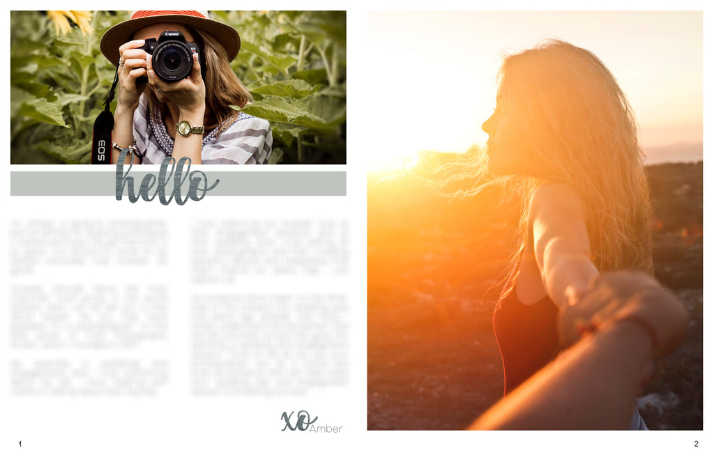 Engagement Magazine Welcome Packet Template - BP4U Photographer Resources
