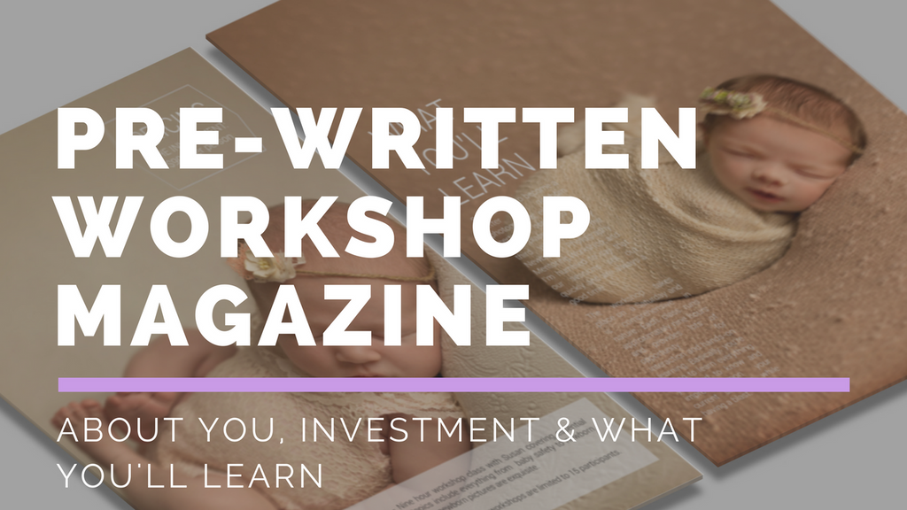 NEWBORN Photography Workshop Kit: Lesson Plans, Contracts, Marketing ...