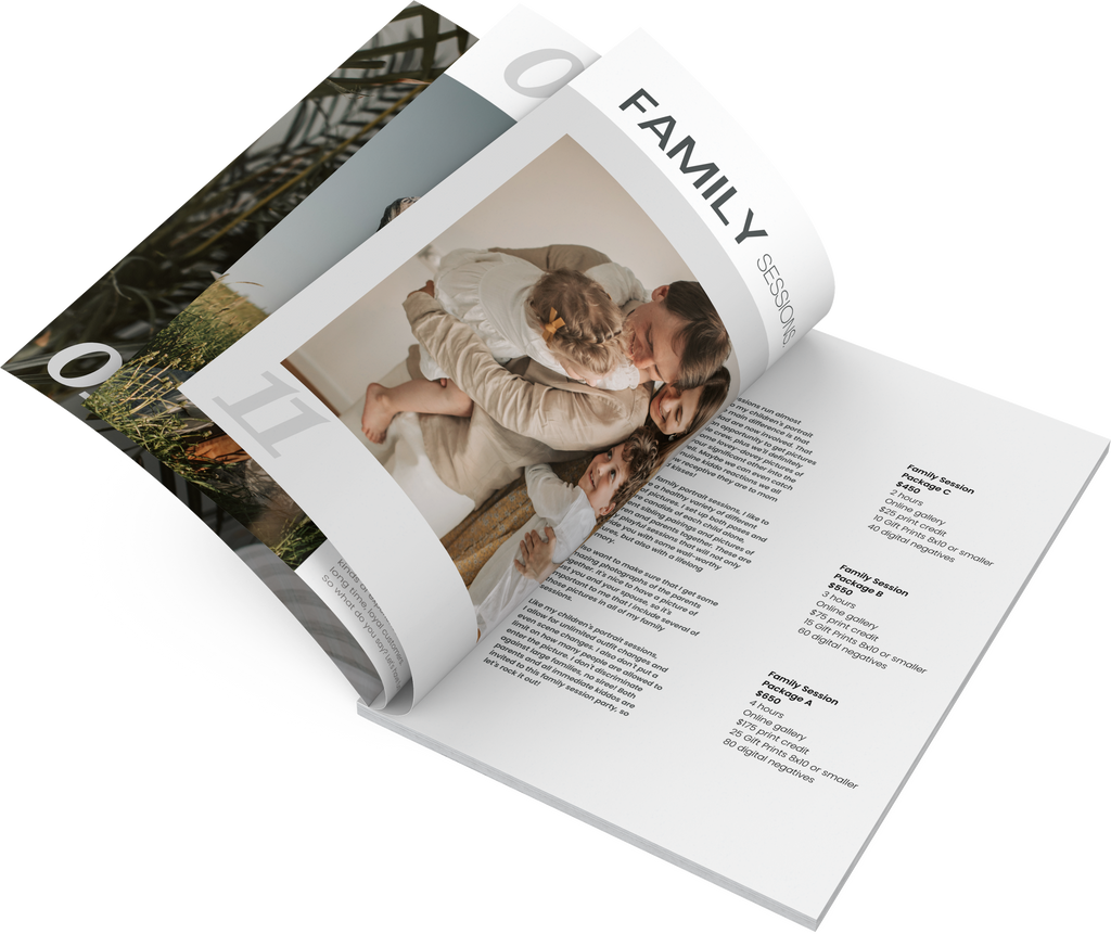 Portrait Client Guide For Canva, Magazine Template, Welcome Packet Template - BP4U Photographer ...