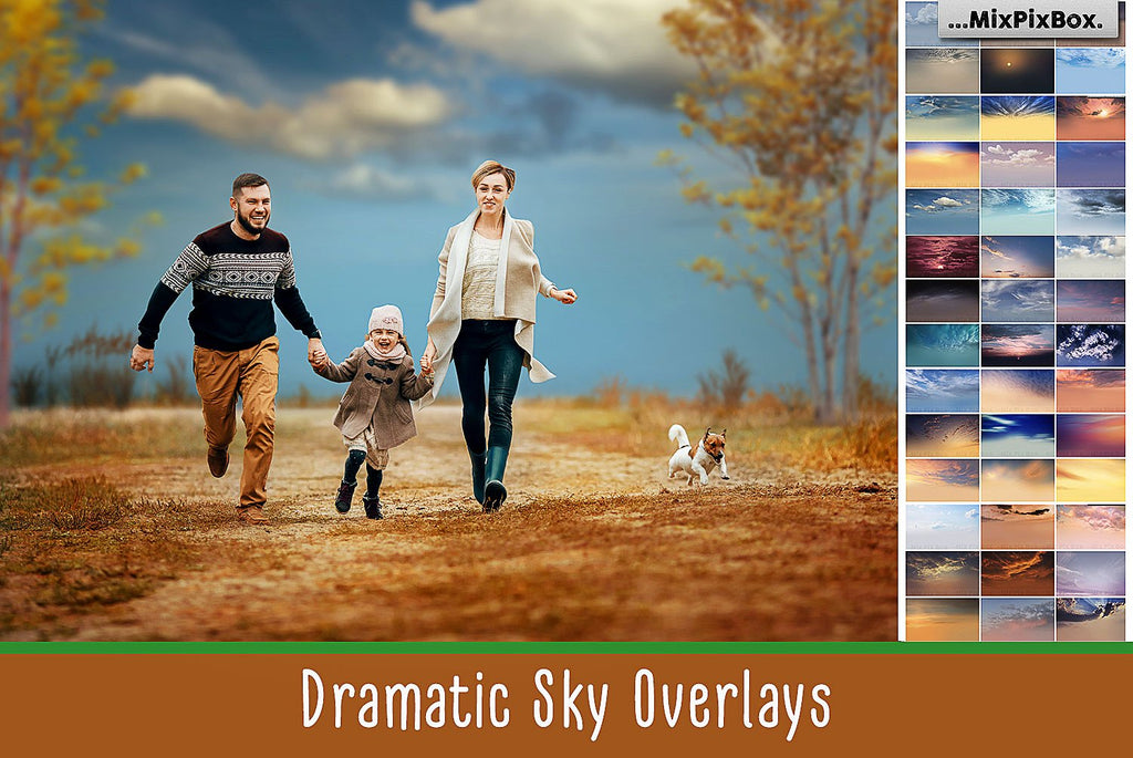 1000+ High Resolution Sky Overlays Bundle - BP4U Photographer Resources