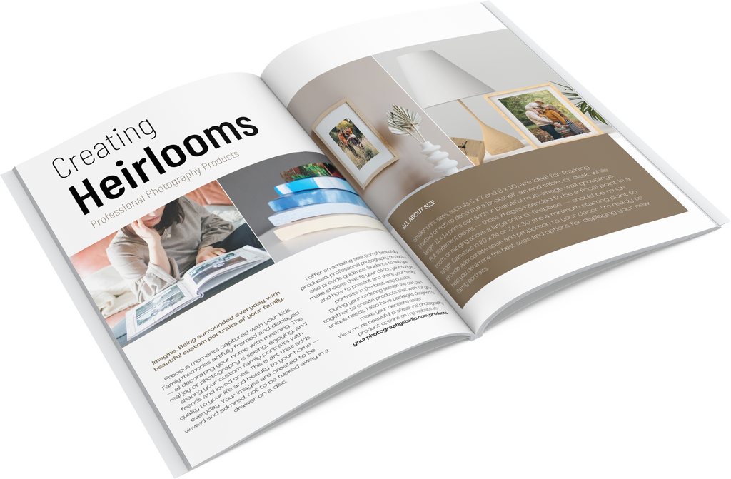 Portrait Photographer Client Welcome Guide Studio Magazine for CANVA ...