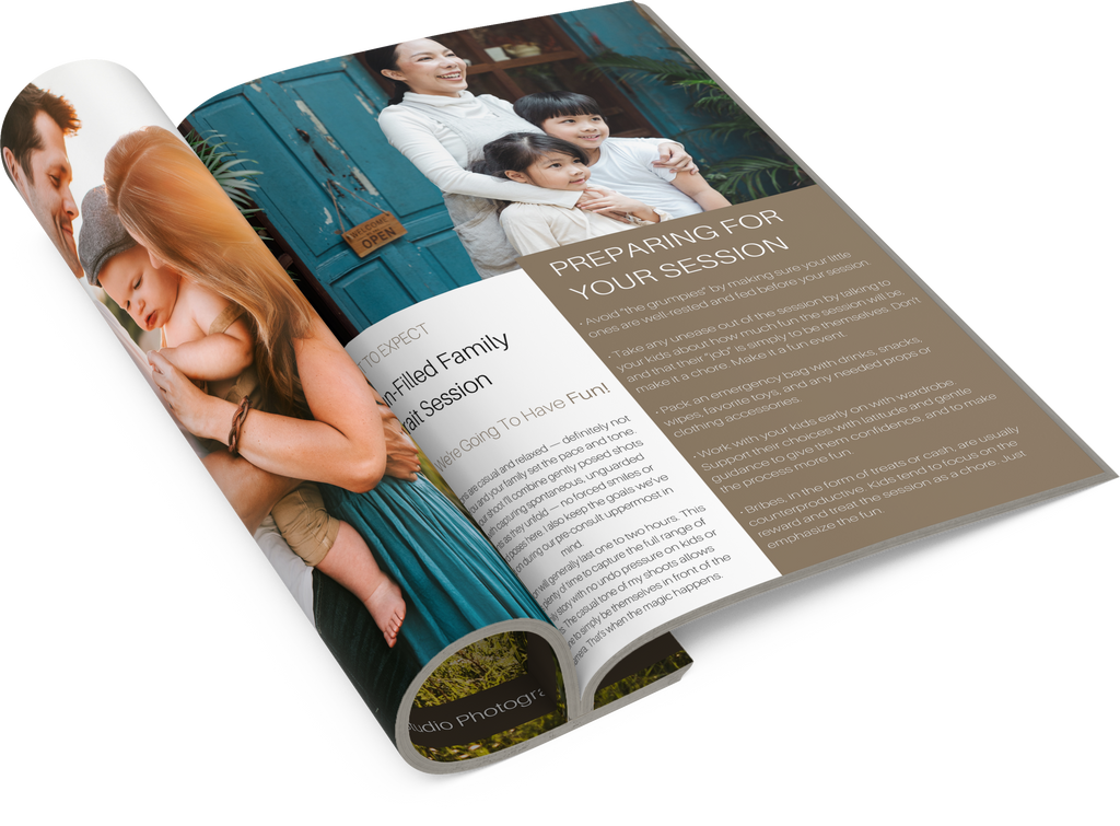 Portrait Photographer Client Welcome Guide Studio Magazine for CANVA ...