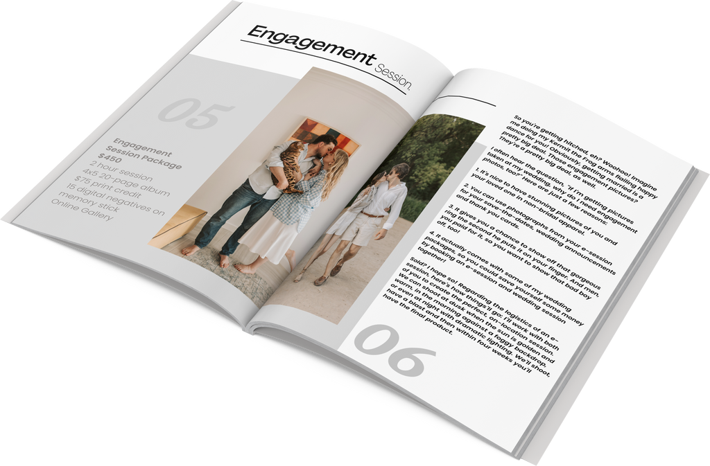 Portrait Client Guide For Canva, Magazine Template, Welcome Packet ...