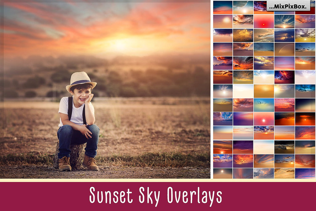 1000+ High Resolution Sky Overlays Bundle - BP4U Photographer Resources
